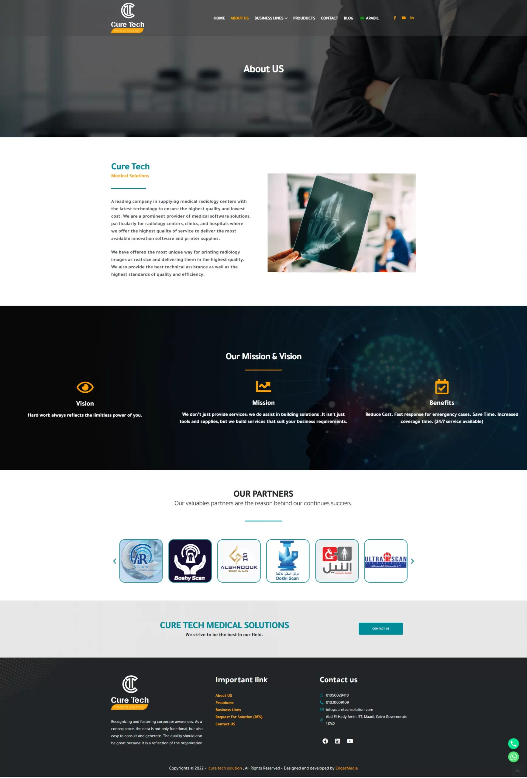 Cure Tech Solution | وكالة إنجاز ميديا